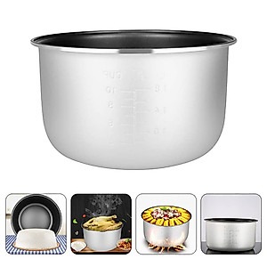 Rice Cooker Inner Pot Replacement Cooking Pot Insert Liner Nonstick Rice Cooking Container Pan Interior Tank for Rice Maker Accessories