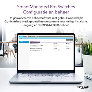 NETGEAR 52-Port Gigabit Ethernet Smart Managed Pro PoE Switch (GS752TPP) - with 48 x PoE+ @ 760W, 4 x 1G SFP, Desktop/Rackmount, and and ProSAFE Lifetime Protection