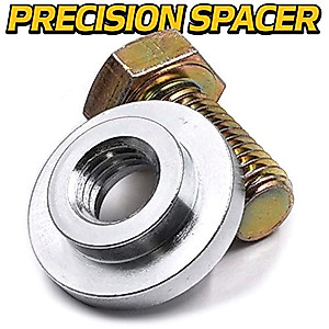 HD Switch - Improved Steering Gear Rebuild Kit Replaces 532194732 194732 Sector Plate, 587738906 Pinion, 532194747 Machined Pivot Bushing Upgrade & Hardware - Husqvarna Craftsman AYP Poulan Weedeater