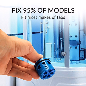 Ceramic Cartridge Replacement Brass Diverter 5 Way Panel Shower Faucet D 36 L 39mm