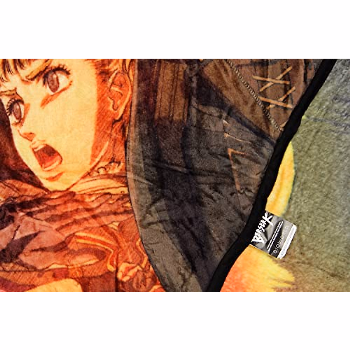 Bioworld Berserk Anime Manga Guts Multi-Character Poster Design Super Soft Plush Throw Blanket 45" x 60"
