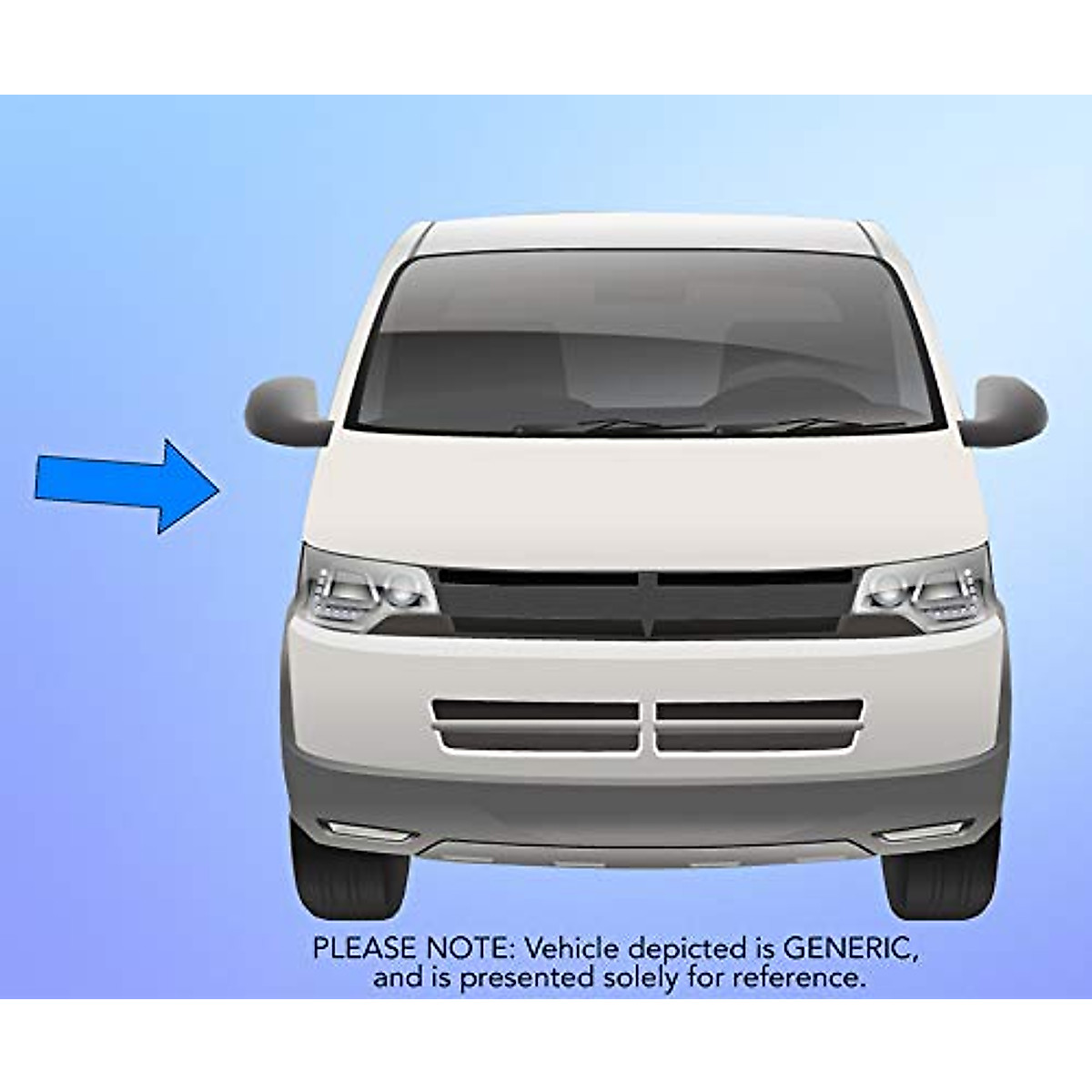 GO-PARTS - Towing Mirror for Ford Econoline Van 2003-2014, Right (Passenger), Manual Adjust and Folding, Non-Heated, Textured, Without Auto-Dimming, Blind Spot Detection, Memory & Signal Light,