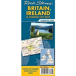 Rick Steves Britain, Ireland and London City Map