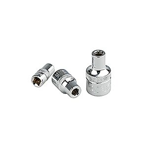 KAIFNT K301 Square Drive Magnetic Bit Holder Socket Adapters, 3-Piece