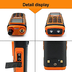 Baofeng Two Way Radio UV-17L Upgrade of UV-17R/UV17R New 5W Tri Band Handheld Radio with Type C Charging Cable and 1.77-inch Screen 999 Channels Walkie Talkies with Earpiece for Adults NO GPS
