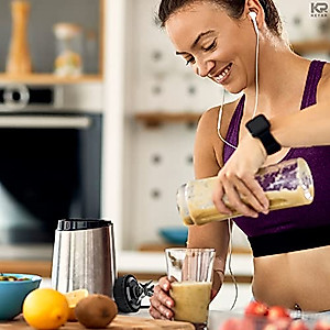 Ninja Blender Cups Replacement Blades - 6 Fin Ninja Replacement Blades Black and Decker Blender Parts Ninja Blender Cup for Bl Series - Ninja Blender Blade 16Oz Ninja Blades Replacement Cup Blender