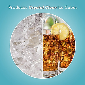 MaxiMatic MIM-5802 Mr Freeze Portable Ice Maker, Stainless Steel