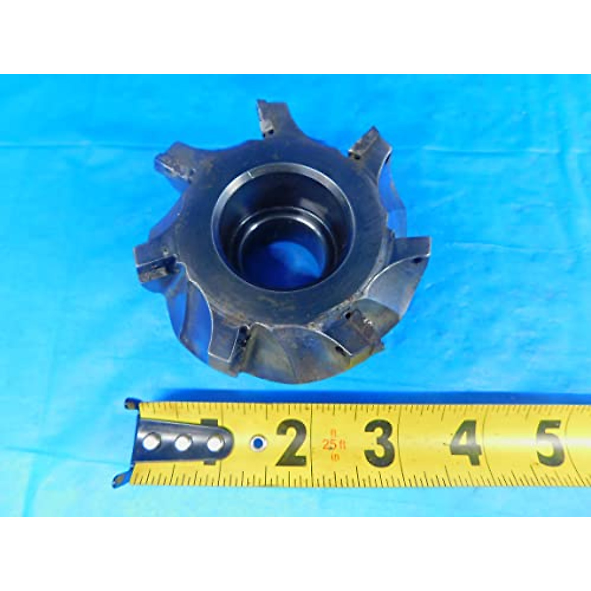 Lovejoy About 3 1/8 O.D. FACE Mill 217F0300AAP2 1" Pilot 3/8 Key Holds 7 Inserts - AR6964AM2