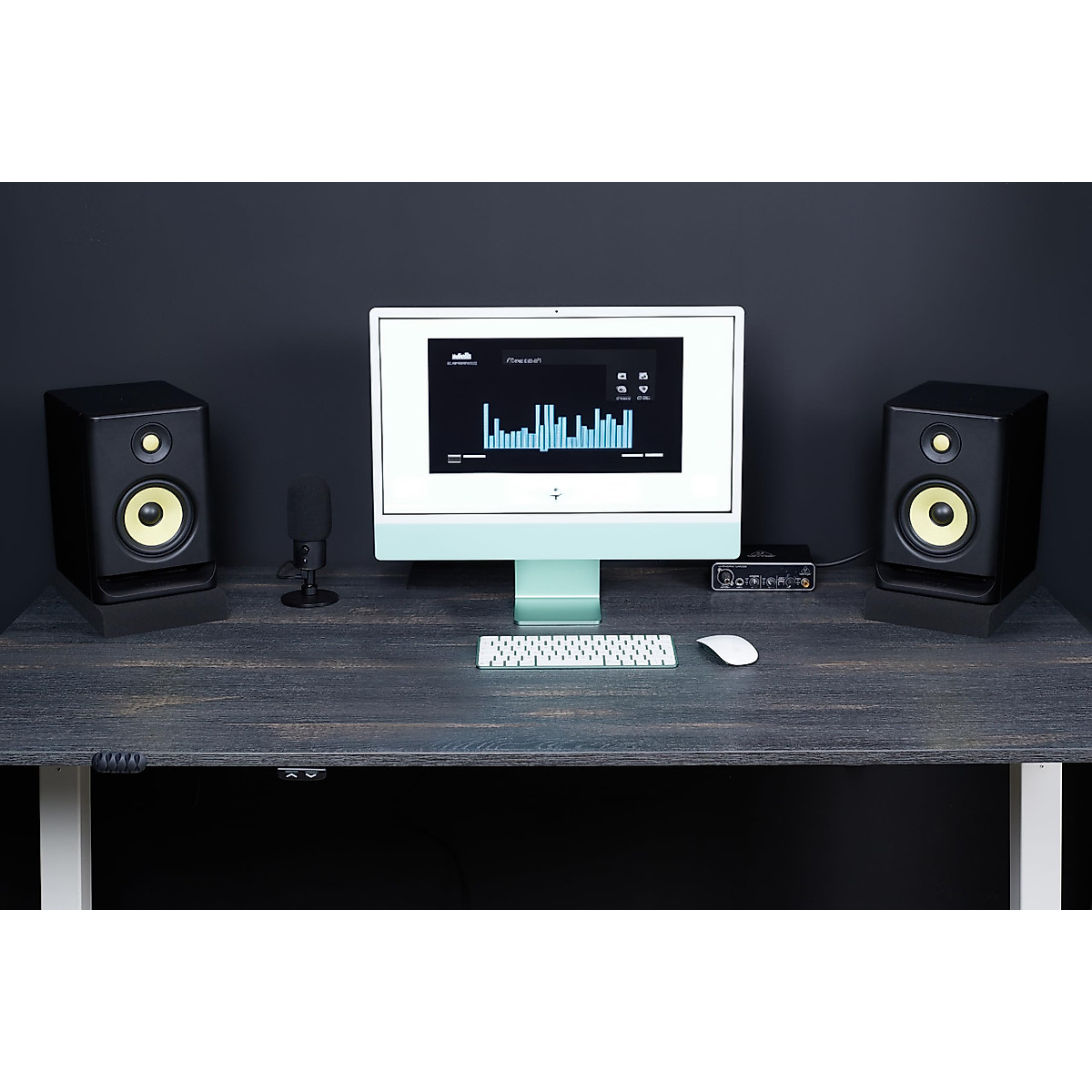Sound Addicted - Studio Monitor Isolation Pads for 5 Inch Monitors, Pair of Two High Density Acoustic Foam which Fits most Speaker Stands | SMPad 5