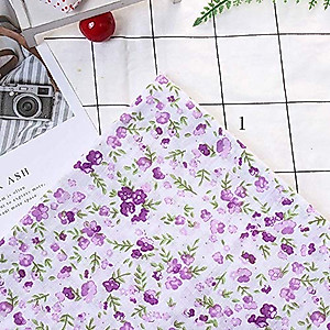 7pcs Different Pattern Patchwork Fabric 100% Cotton Batiks Sewing Scrapbooking Quilting Artcraft for Sewing Craft Cloth DIY Wallet Cushion Cover(5050cm)