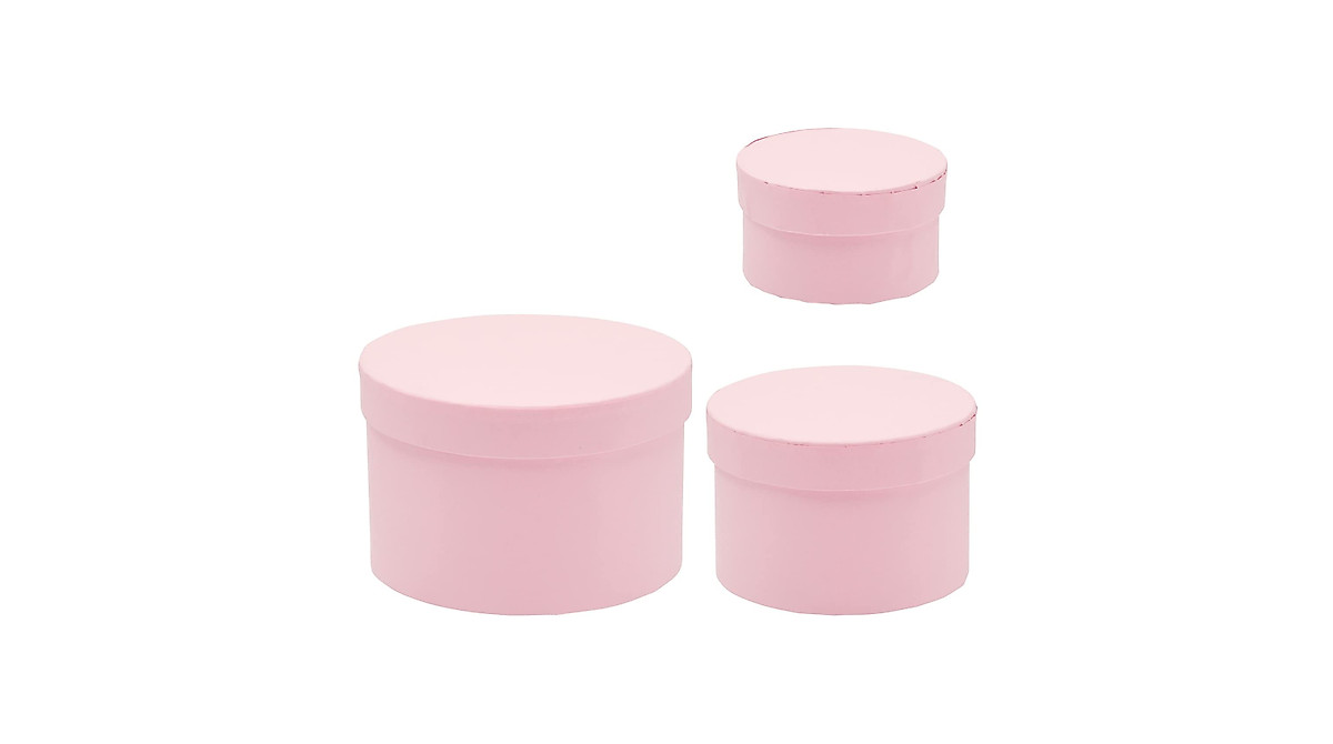 Stockroom Plus Pink Gift Boxes Set - Elegant & Space-Saving Storage