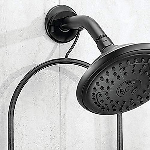 iDesign York Shower Caddy-Over Door, Black