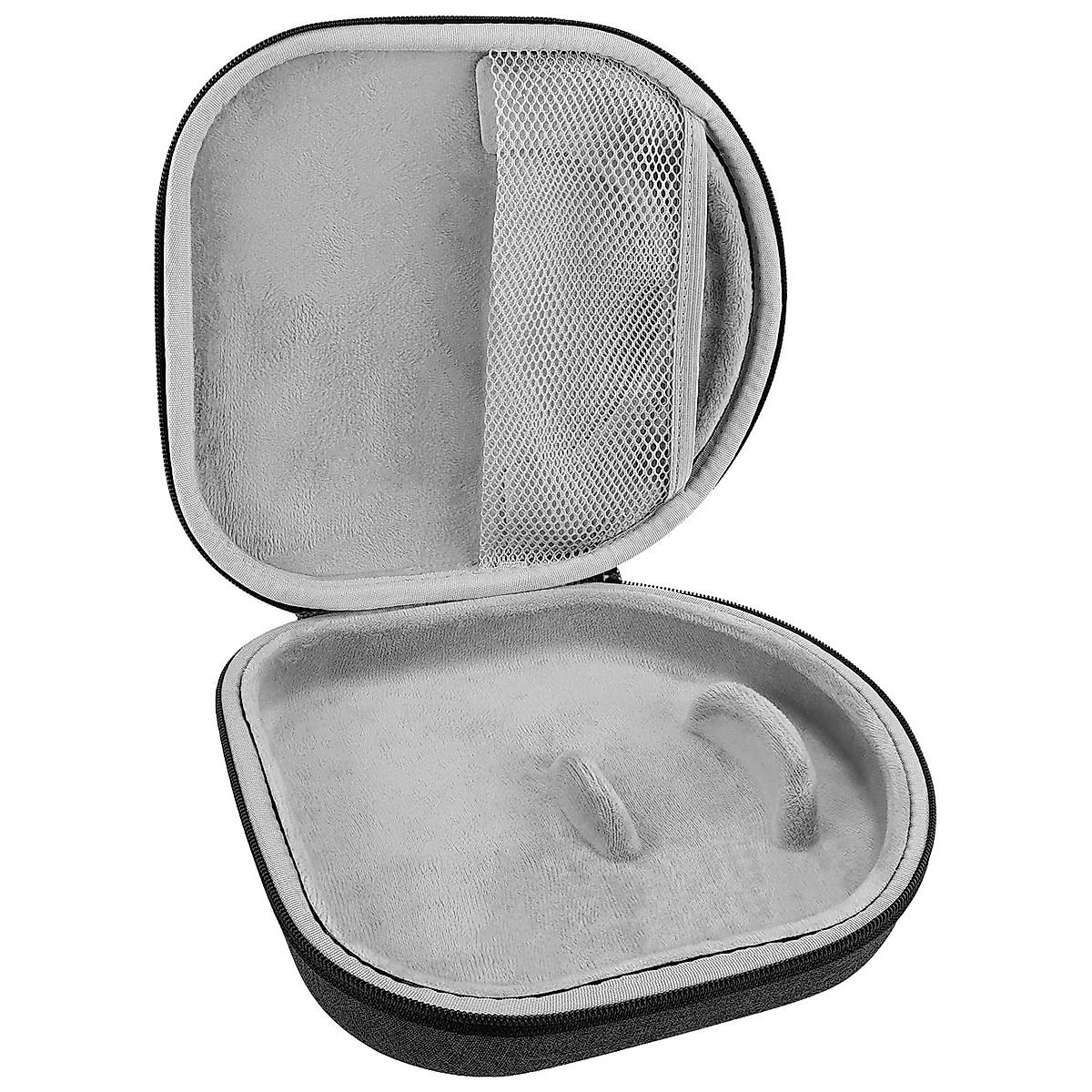 Geekria Shield Headphones Case Compatible with Sony WH-CH510, WH-CH710, WH-CH520, WH-1000XM5 Case, Replacement Hard Shell Travel Carrying Bag with Cable Storage (Dark Grey)