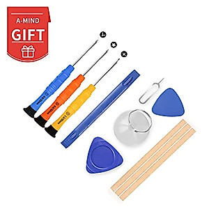 A-MIND for Xiaomi Redmi Note 10 4G/10s 4G Screen Replacement AMOLED M2101K7AI,M2101K7AG LCD Display 6.43 inch Touch Digitizer Full Assembly Repair Kits with Tools(Not for 5G)