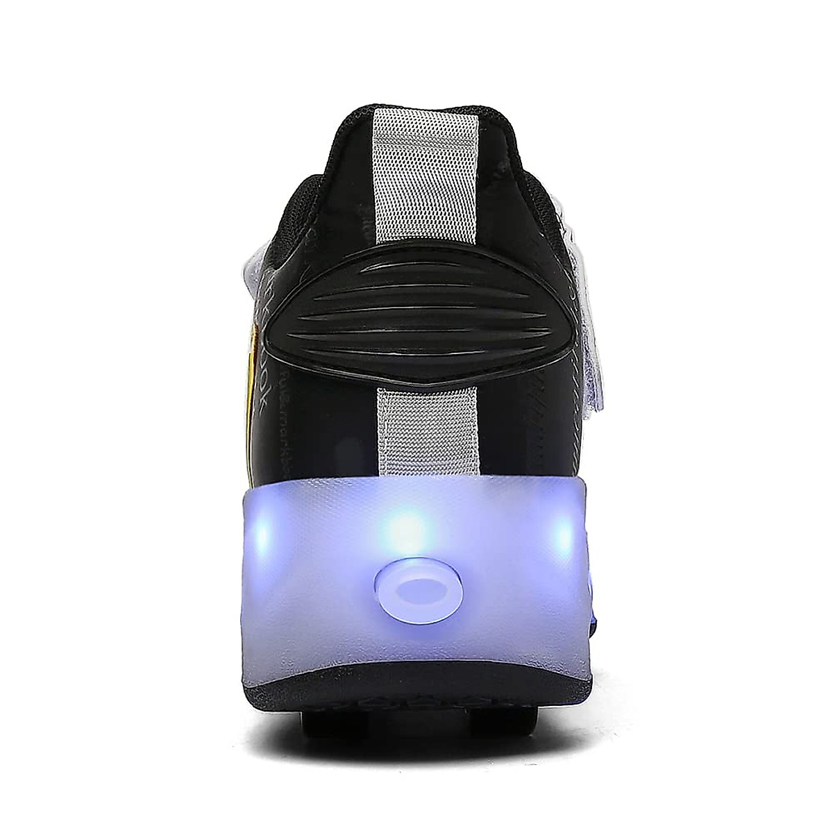 CEIEOE Kids Roller Skates Sneaker with 4 Wheels Colorful LED Sport Shoes Can Charge for Beginner Best Gift More Balanced