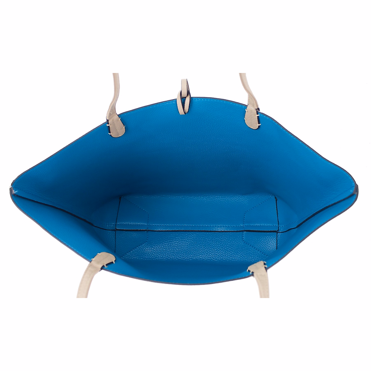 Canal Collection Reversible 2 in 1 Fashion Tote Handbag with Pouch (Grey)