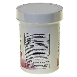 FloraTummys Women's Probiotic, Urinary Tract Digestive Immune System Health, Cranberry Powder, Kosher Certified, Non-Dairy, Gluten Free, Non-GMO