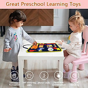 gotbble Montessori Busy Board Toddler Toys, Learning Toys for Toddlers 1-3 Years Old, Preschool Toys Toddler Travel Toys