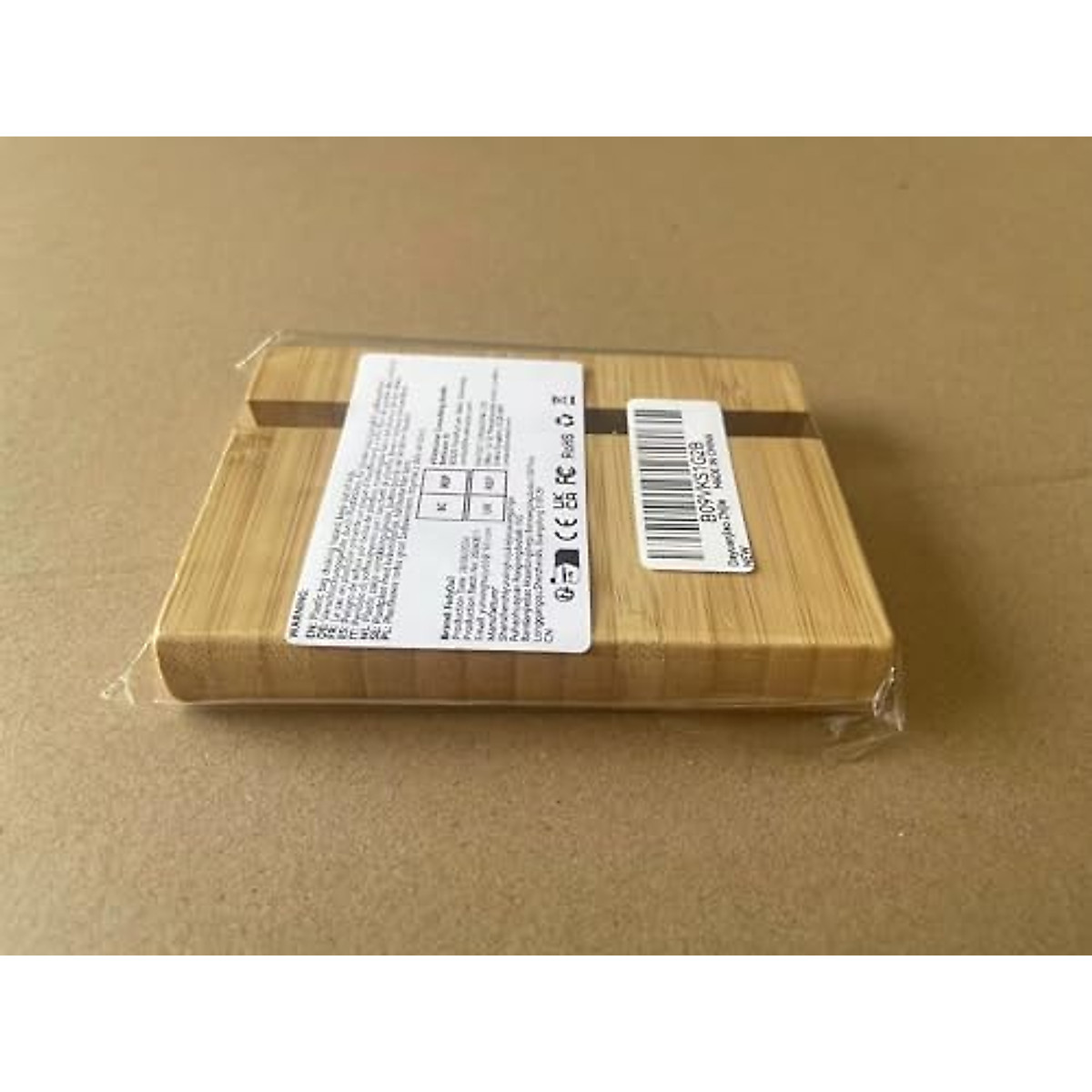 FadyDail Bamboo Cell Phone Stand Wooden Tablet Stand for Desktop, Wood Cell Phone Holder Desk Tablet Holder Mobile Stand for iPhone iPad Tablets and All Phones (Large Size)