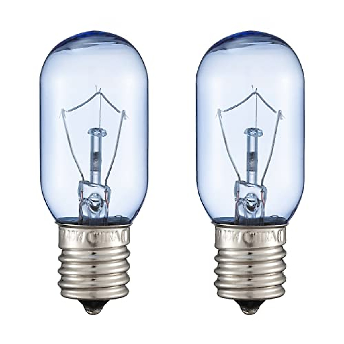 297048600 241552802 AP3770086 1056577 AH976993 EA976993 PS97699 Refrigerator Light Bulb Compatible with Frigidaire Kenmore Whirlpool KitchenAid Electrolux Refrigerators T8 E17 40Watt Light Bulb,2 pack