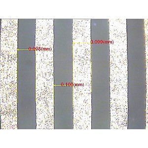 15 Pieces/Pack 100μm Flexible Polyimide (PI) Interdigitated Gold Electrodes IDE Medical Sensor Gas Sensor Interdigital Capacitor Arrays Chip Wearable Device (10mm-20mm)