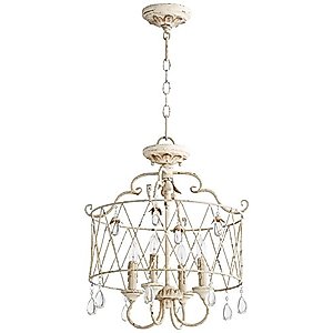 Quorum International Venice 4-LT Dual Mount - Persian White - 2844-4-70