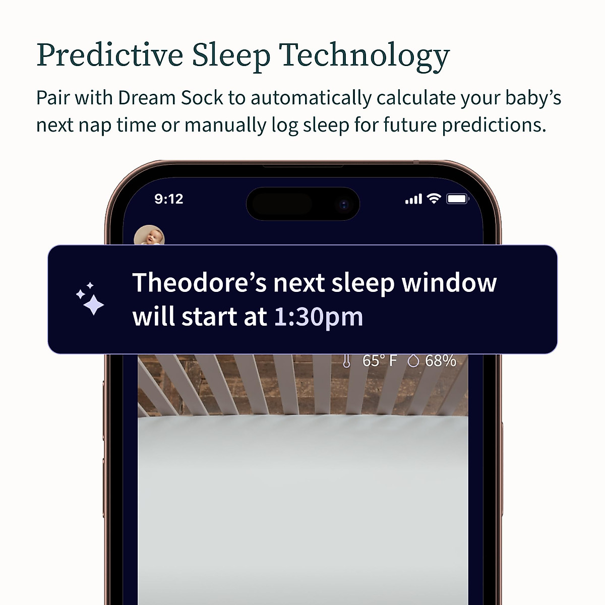 Owlet Cam Smart Video Baby Monitor with Video Camera and Audio - Secure Wifi, 1080p Night Vision, Customize Cry, Sound and Motion Alerts, 2-way audio, Mounting kit