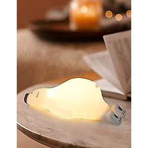 MOMSSY Night Light for Kids, Cute Animal Kids Night Light for Bedroom, Nursery Night Light for Kids with Timer, Touch Control Baby Night Light, Rechargeable Cute Lamp Cute Room Decor for Girls Boys