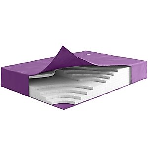 The Bedroom Store Blue Magic - Waveless 99%, Hardside Water Bed Mattress, Contains Fiber Reducing Layers, Bladder Corners are Reinforced, 18ml Smooth Vinyl (California King)