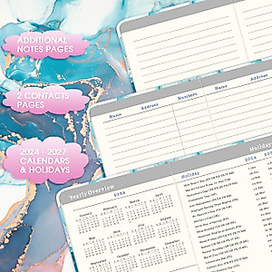 2024-2026 Pocket Planner - Monthly Pocket Planner (36-Month) with 63 Notes Pages, Jan. 2024 - Dec. 2026, 6.6" x 3.9", 3 Year Monthly Planner 2024-2026