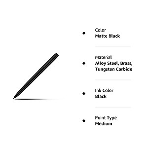 Fisher Space Pen - Non-Reflective Military Matte Black M4B- Cap-O-Matic - Gift Boxed