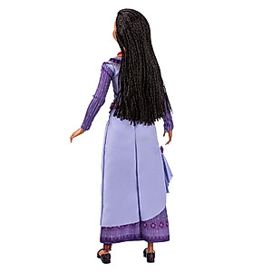 Disney Store Official Asha Singing Doll – Wish - 11 inch - Mesmerizing Melodies with Authentic Look - Interactive Music Play - Ideal Gift for Music Lovers & Collectors