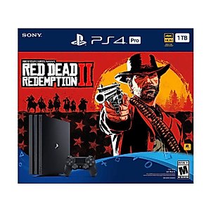 Playstation 4 PRO 1TB Bundle - Red Dead Redemption 2 (Renewed)