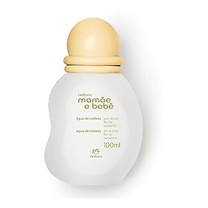 Linha Mamae Bebe Natura - Agua de Colonia Sem Alcool Flor de Laranjeira 100 Ml - (Natura Mom and Baby Collection - Alcohol-Free Orange Blossom Eau de Cologne 3.4 Fl Oz)