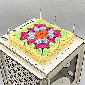 JoyKot All-in-one Wooden Yarn Bowl - Wooden Yarn Bowl Knitting Bowl,Yarn Organizers and Storage Great Gift for Crochet Lovers