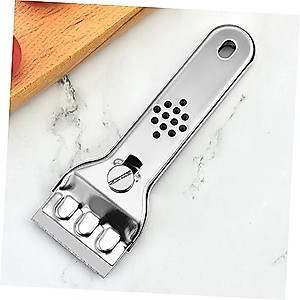 SECFOU 1 Set Tile Stain Removal Shovel Paint Scraper Stainless Spatula Cleaning Scraper Sticker Labels Floor Scraper Scrapers for Stains Car Window Cleaner Tool Stainless Steel Silver