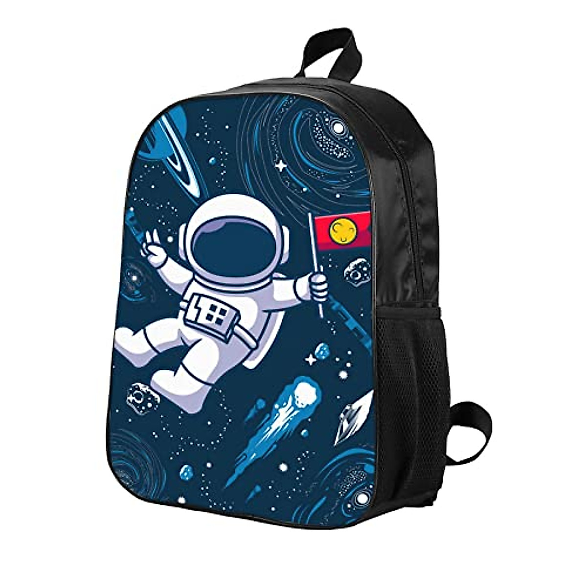 KXZOYLM Outer Space Backpack Universe Galaxy Backpack 3 Pieces Sets Solar System Backpack with Lunch Box And Pencil Case Casual Space Planet Astronaut Shoulder Bag for Boys Girls Teens