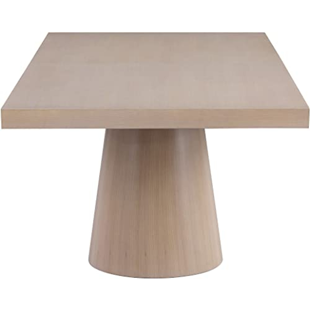 Meridian Furniture 502Oak-T Tavolo Collection Modern | Contemporary Dining Table, Rich Natural Oak Finish, MDF With Natural Oak Veneer, 2 Table Leaves Included, 95" / 113.5" / 132" W x 47.5" D x 31" H