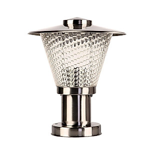 Modern Minimalist Creative Lawn Lamp Outdoor Lighting Column Lamp Courtyard Waterproof Decoration Post Lamp Home Garden Stainless Steel Anti-Rust Pillar Light E27