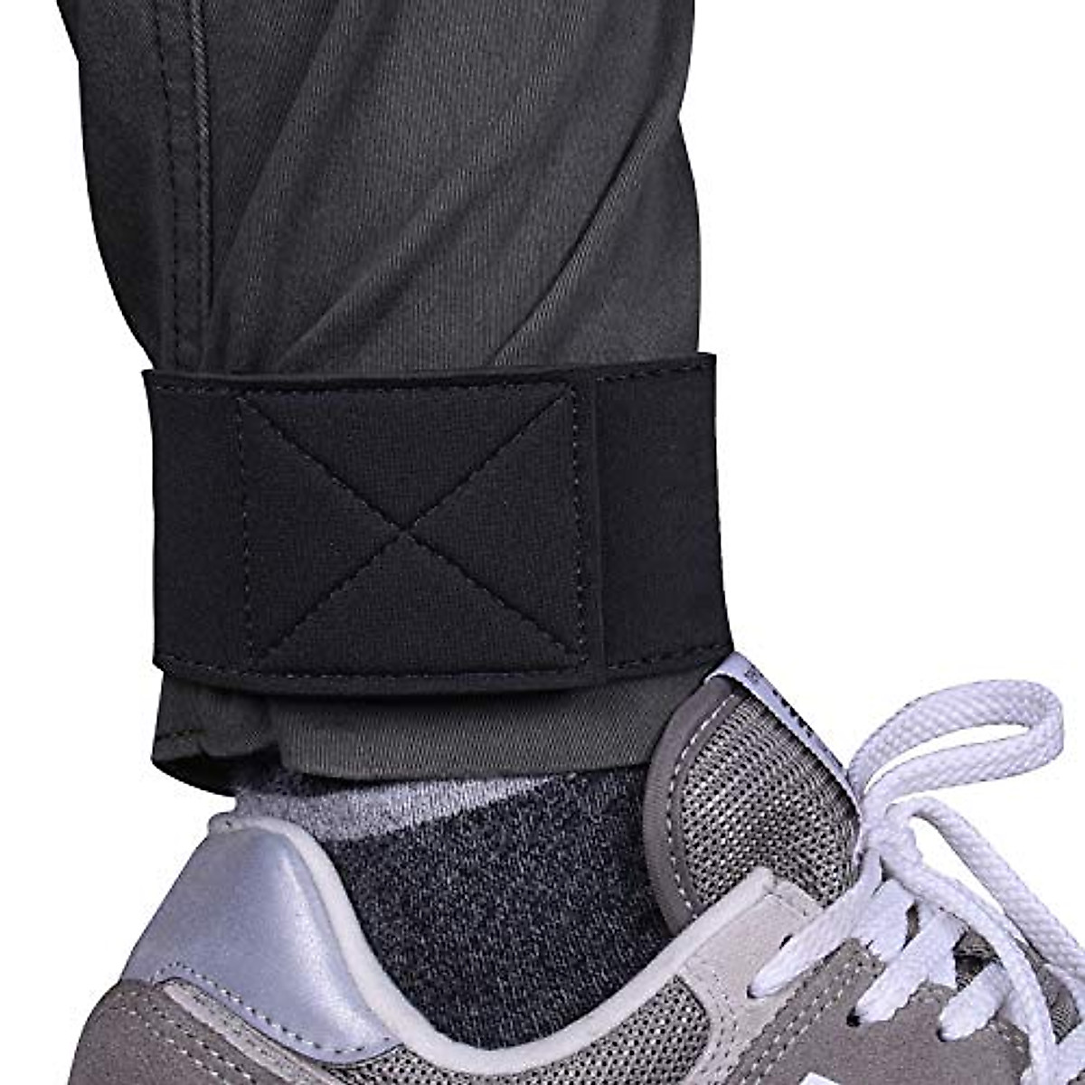 Wisdompro 1 Pair Neoprene Ankle Blousing Garters Trousers Boots Blousers Strap with Hook and Loop for Waders Fly Fishing Hunting Hiking Cycling Gardening Military Uniforms