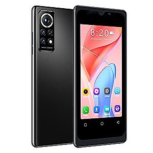 ASHATA Smart Phone,Dual Card 512MB RAM 4GB ROM Unlocked Cell Phone,Mobile Phone HOT 11S Smartphone with 4.5inch Screen,110‑240V(US)