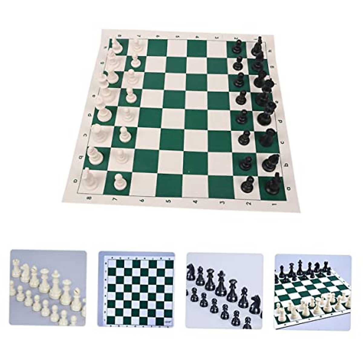 SAFIGLE 1 Set International Chess Travel Toy Magnetic Chess Board Kids Educational Toys Chess Figures International Chess Board Game Chess Toy Chess and Checkers Set Kid Competition Toy