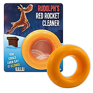 GearsOut Rudolph’s Red Rocket Cleaner - Christmas Novelty Soap for Men Holiday Bath Gift for Husband Yellow Ring Soap Wash for Guys Xmas Humor Light Scent