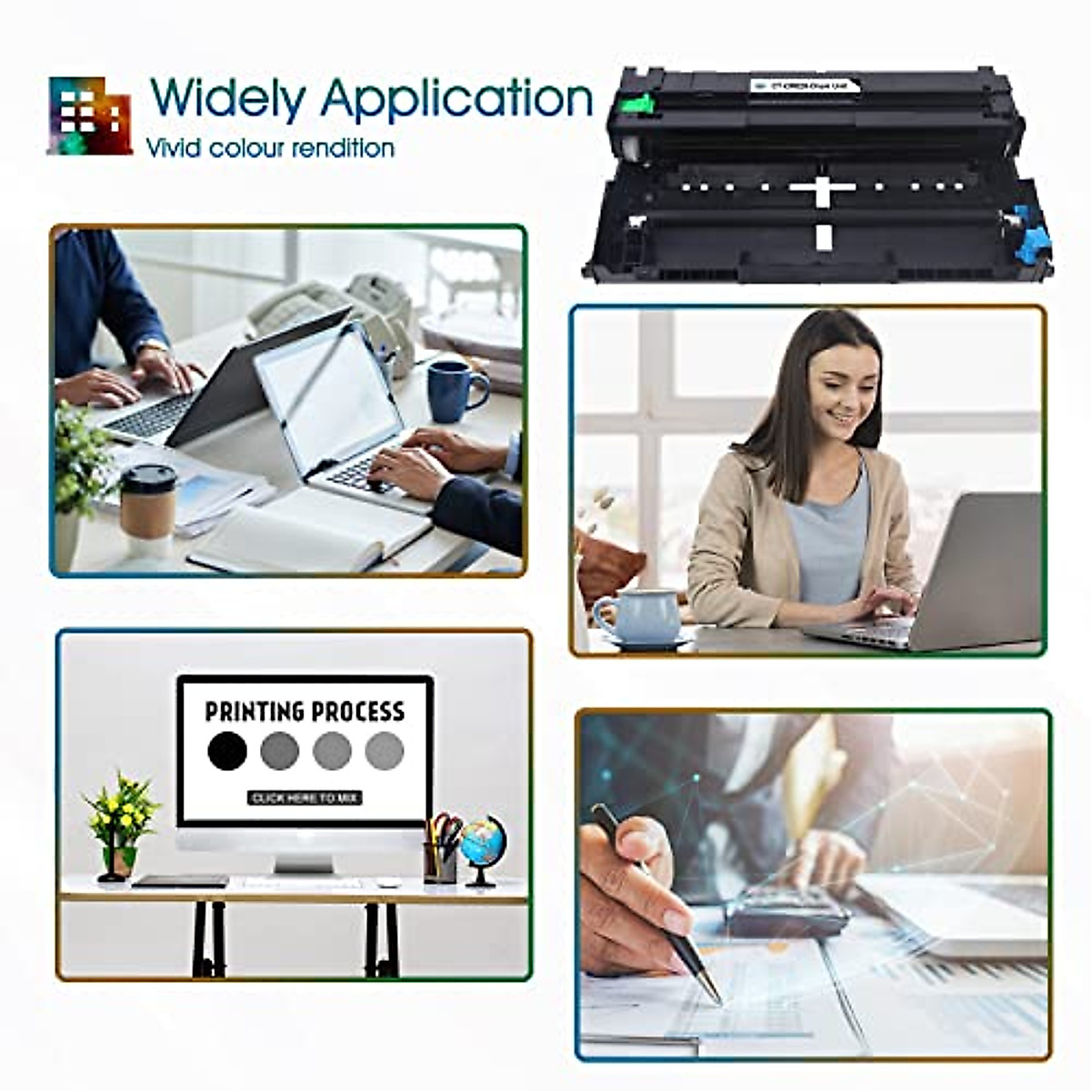 Cool Toner Compatible DR820 DR-820 Drum Unit Replacement for Brother DR820 DR-820 DR 820 Work with HL-L6200DW MFC-L5900DW MFC-L5850DW MFC-L6900CDW MFC-L6700DW HLL6200DW Printer (Black, 1-Pack)