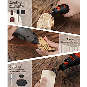 HARDELL Rotary Tool Accessories, 227pcs Power Rotary Tool Accessories Kit, 1/8"(3.2mm) Diameter Shanks, Universal Fitment for Easy Cutting, Polishing, Sanding, Carving, Grinding, Engraving