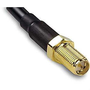 TRENDnet Low Loss RP-SMA Male to RP-SMA Female Antenna Cable, 2 M (6.5 ft.), 1.45 Db Max Signal Loss, TEW-L102