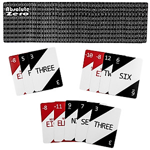 Absolute Zero Math Card Game for Kids and Families - Mathematics Educational Integer Game for Learning at Home, Classroom, Travel - Award Winning Education Math Games Developed by a Math Teacher