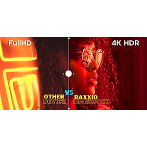 Raxxio MAG524w3 Linux 4.9 IPTV Set-Top Box, Amlogic S905X2 Chipset with 1 GB DDR3 RAM and 4 GB Flash Memory, 4K and HEVC, Dual-Band 2.4G/5G 2T2R ac WiFi, USB 2.0/3.0, HDMI Cable, Remote Control