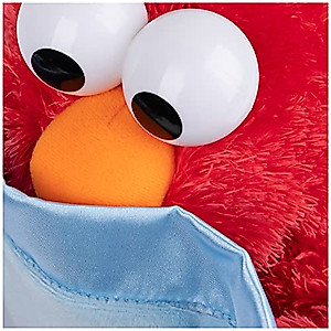 GUND Sesame Sesame Street Official Peek-a-Boo Elmo Animated Muppet Plush, Premium Plush Sensory Toy for Ages 18 Months & Up, Red/Blue, 15”