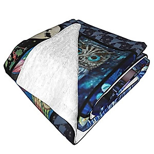 Owl Gifts for Women, Owl Blanket 50''x60'', Owl Decor, Owl Receiving Blankets Birthday Christmas Owl Lover Gifts Soft Cozy Flannel Throw Blanket for Couch Sofa All Season Owl Blankets for Girls